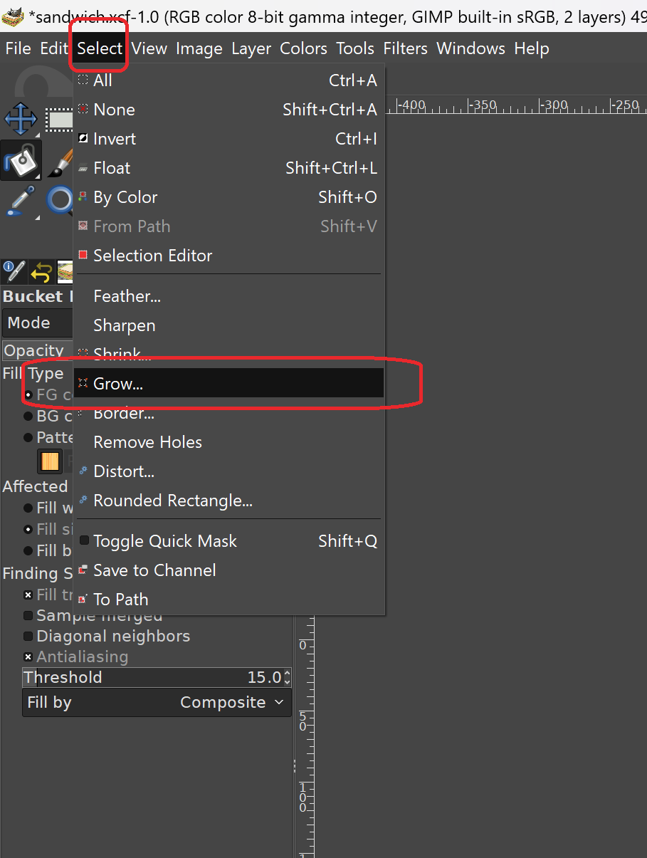 How To Outline An Image In GIMP | Eric's playground